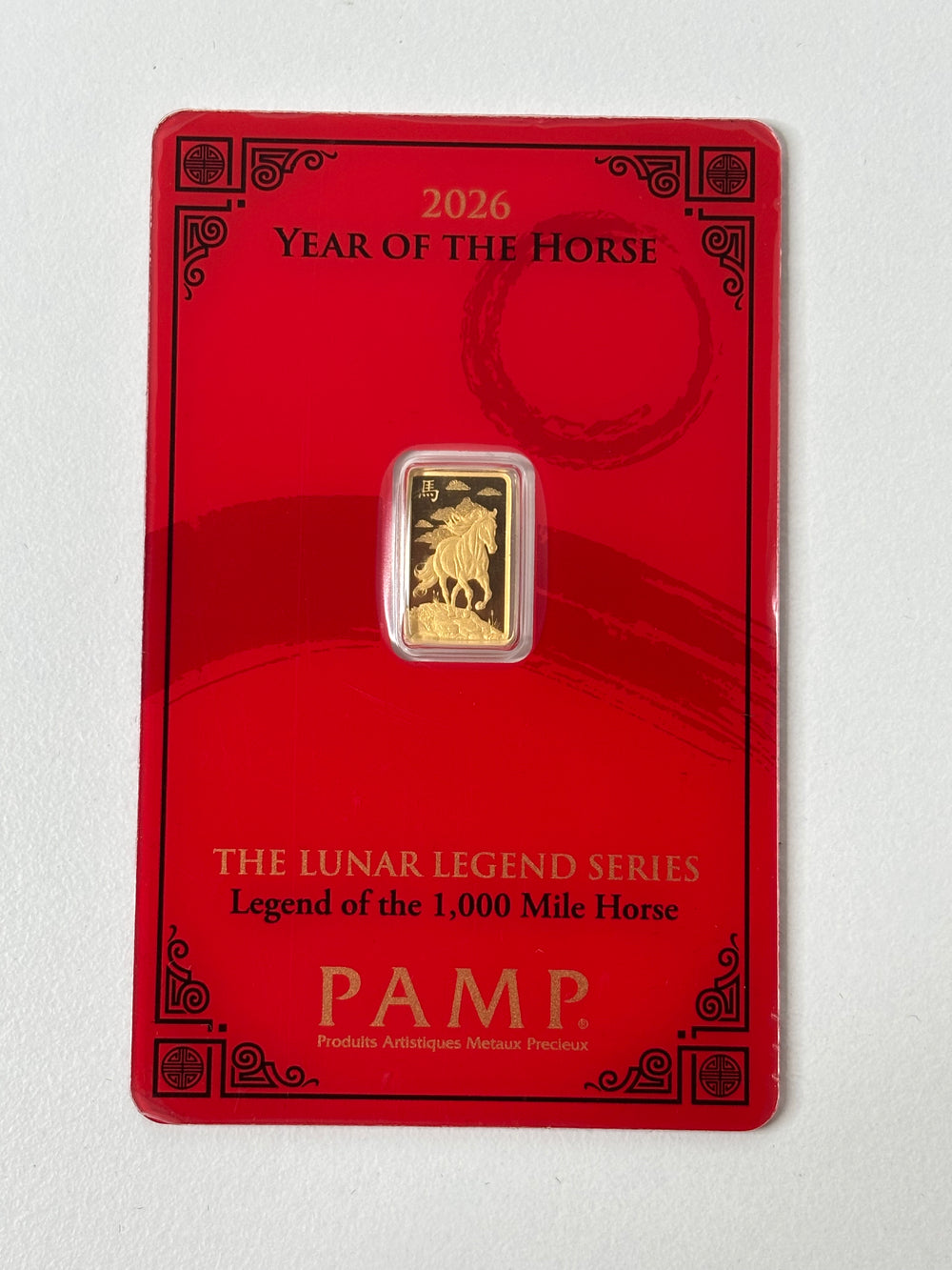PAMP The Lunar Legend Series 2026 | Legend Of The Horse 1 Gram | Fine ...