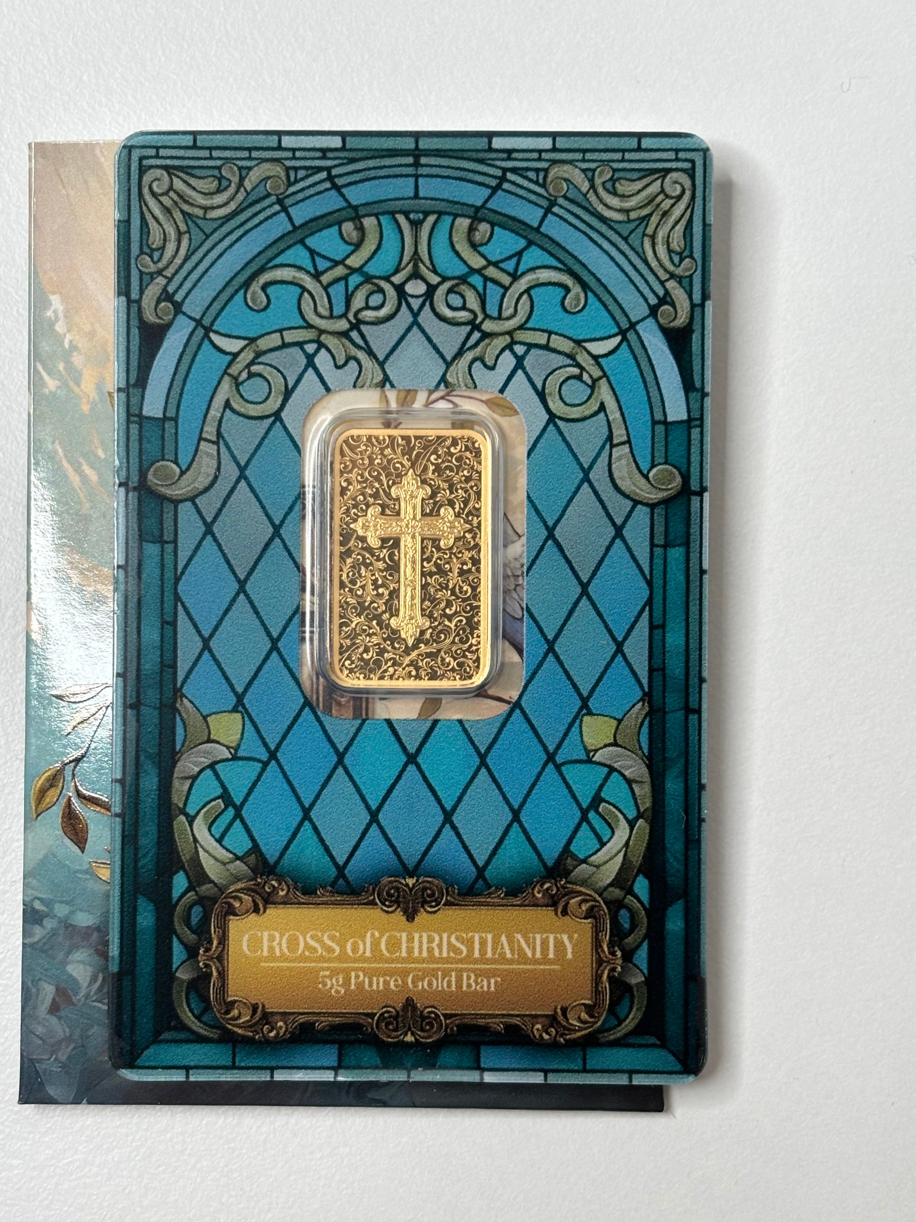 5g Gold Bar Pamp Cross Of Christianity – affordablebullion